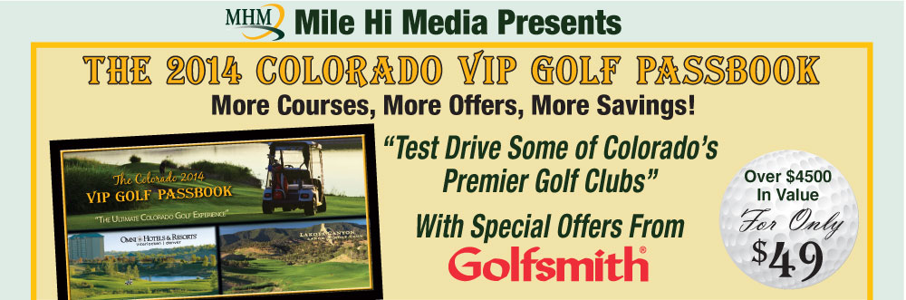 2014 Colorado VIP Golf Passbook